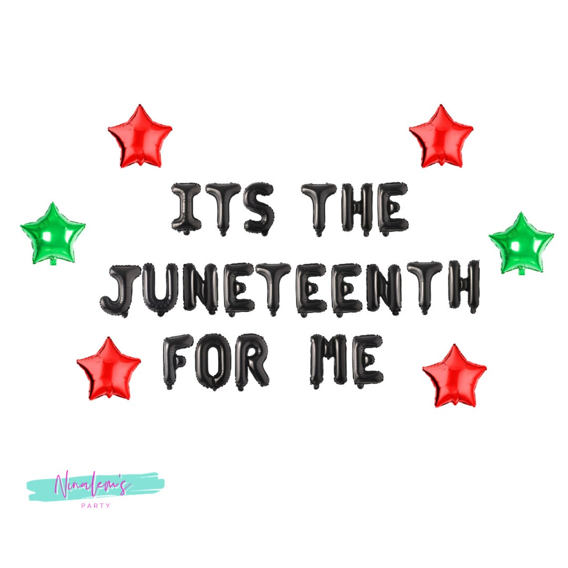 Juneteenth Party Decorations Juneteenth Balloons It's | Etsy