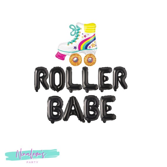 Roller Skate Party Decorations Roller Babe Balloon Banner - Etsy