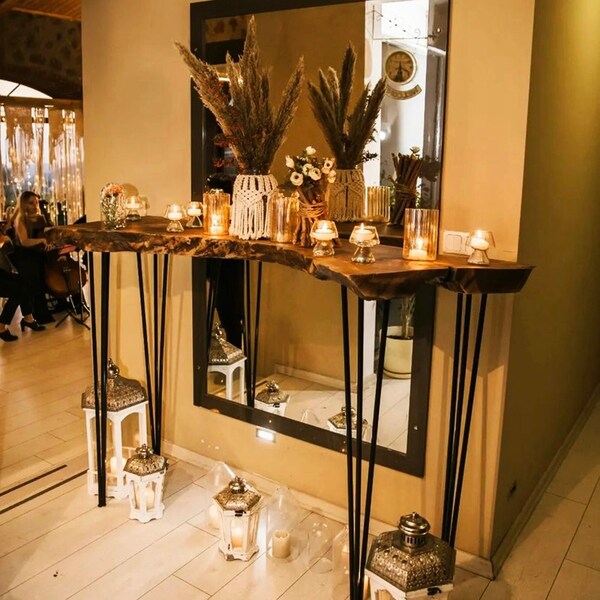 Live Edge Console - Etsy