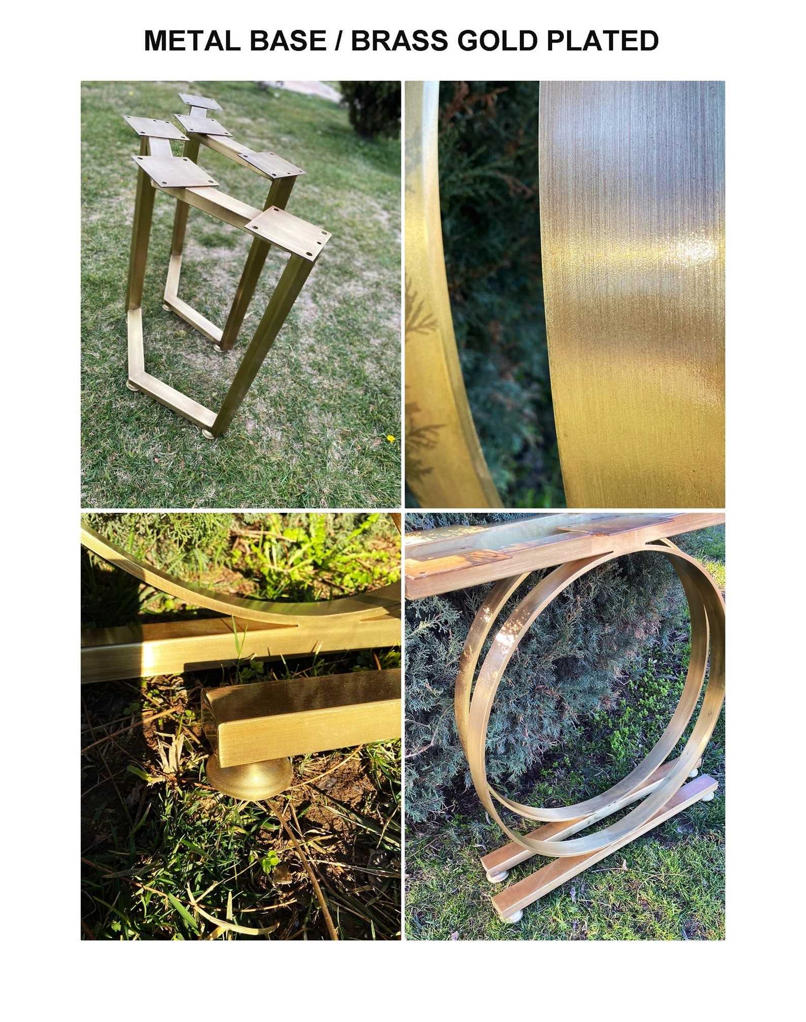 Table Base Dining Table Base Gold Table Base Modern Metal - Etsy