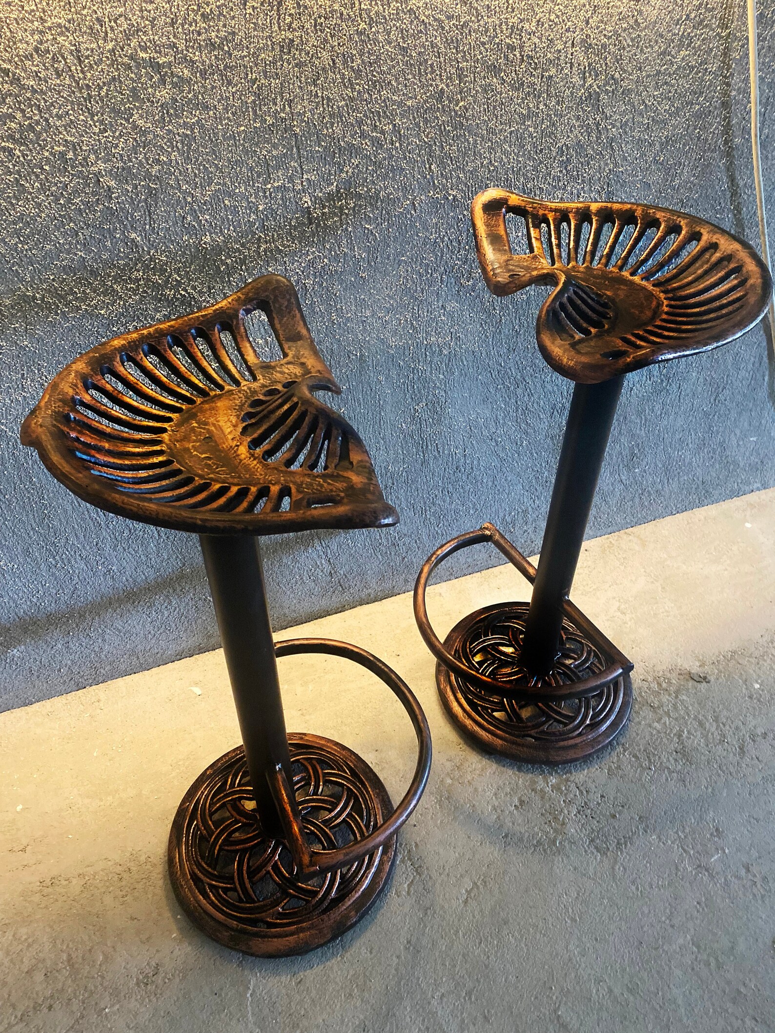 Bar Stools Industrial Bar Stools Table Seating Tall Bar - Etsy