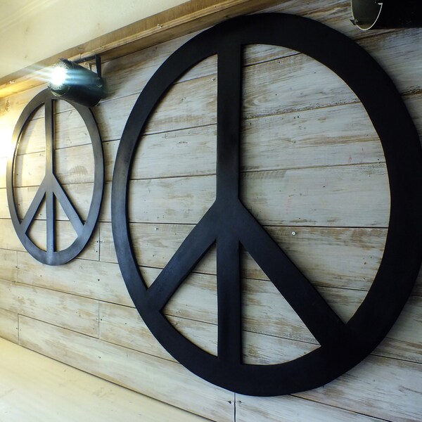 Wood Peace Symbol - Etsy