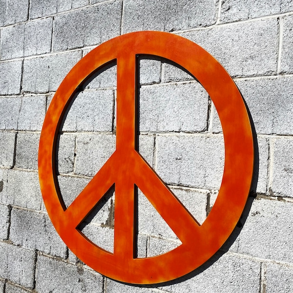Outdoor Peace Sign - Etsy