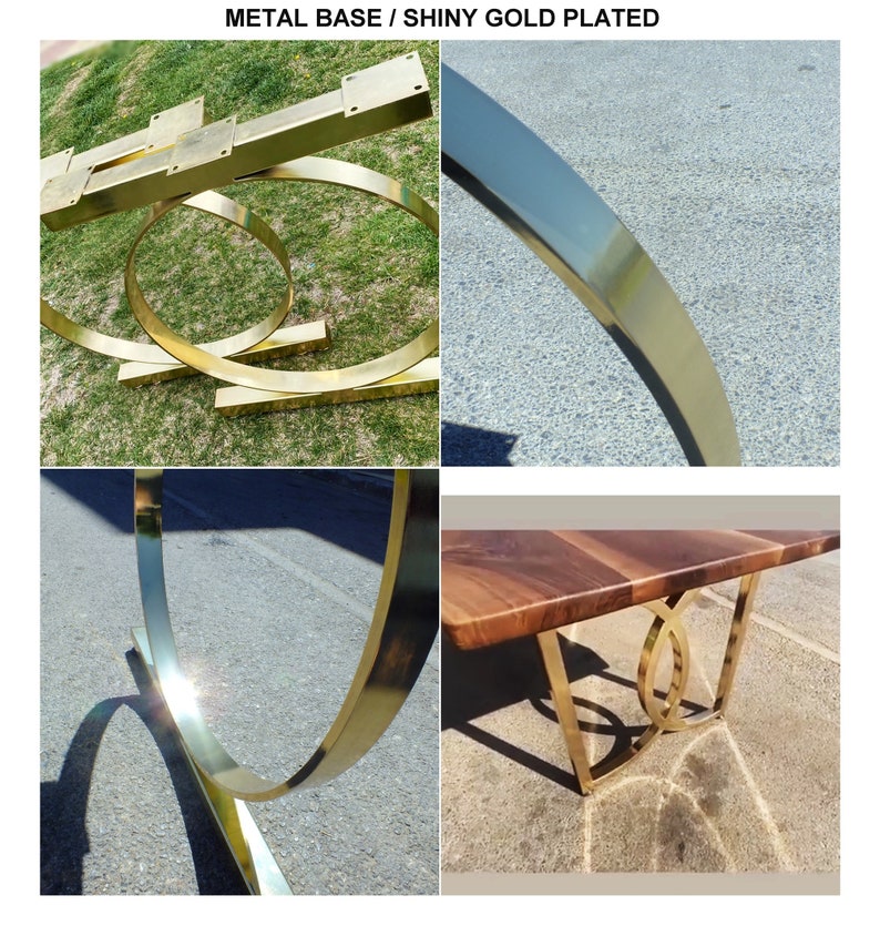 Table Base Dining Table Base Gold Table Base Modern Metal - Etsy