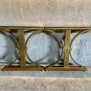 Table Base Dining Table Base Gold Table Base Modern Metal - Etsy