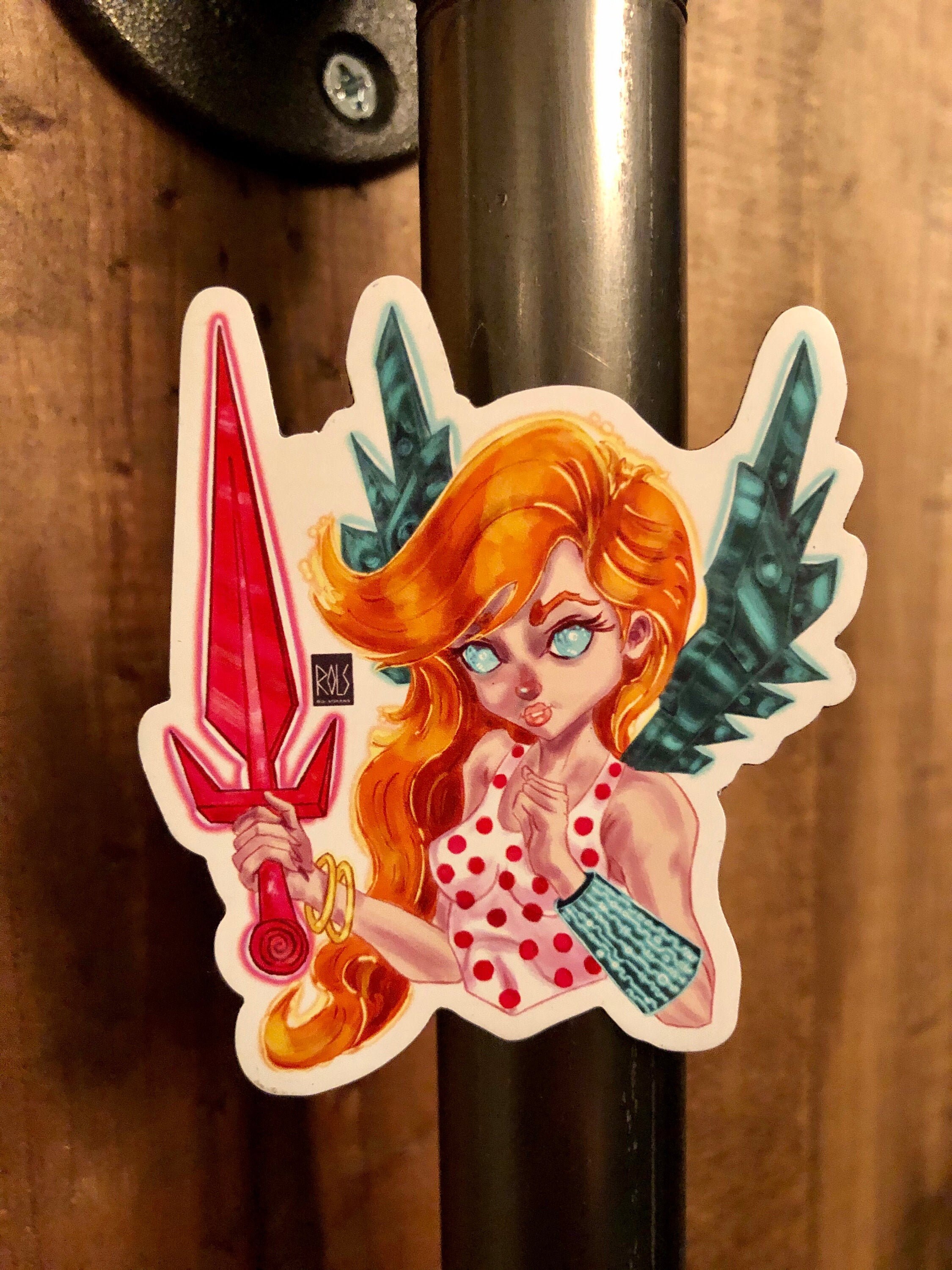 Cyber-angel Original Character Ava Gale 3 Magnet Die-cut - Etsy