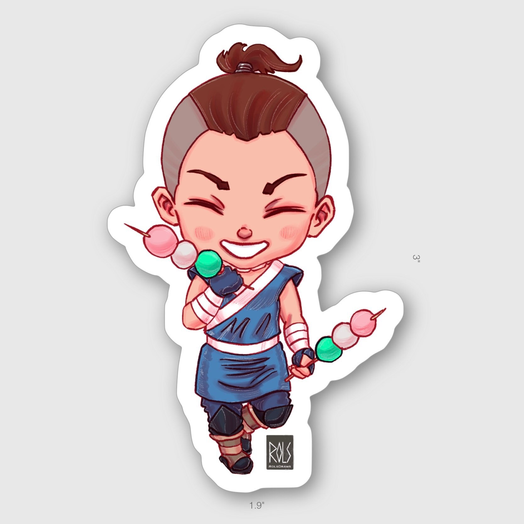 Sokka Avatar Last Airbender ATLA Chibi Kawaii Cute 3 Die-cut - Etsy