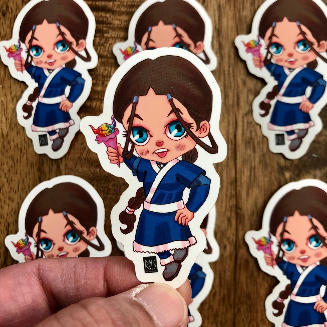 Katara Avatar Last Airbender ATLA Chibi Kawaii Cute 3 Die-cut - Etsy