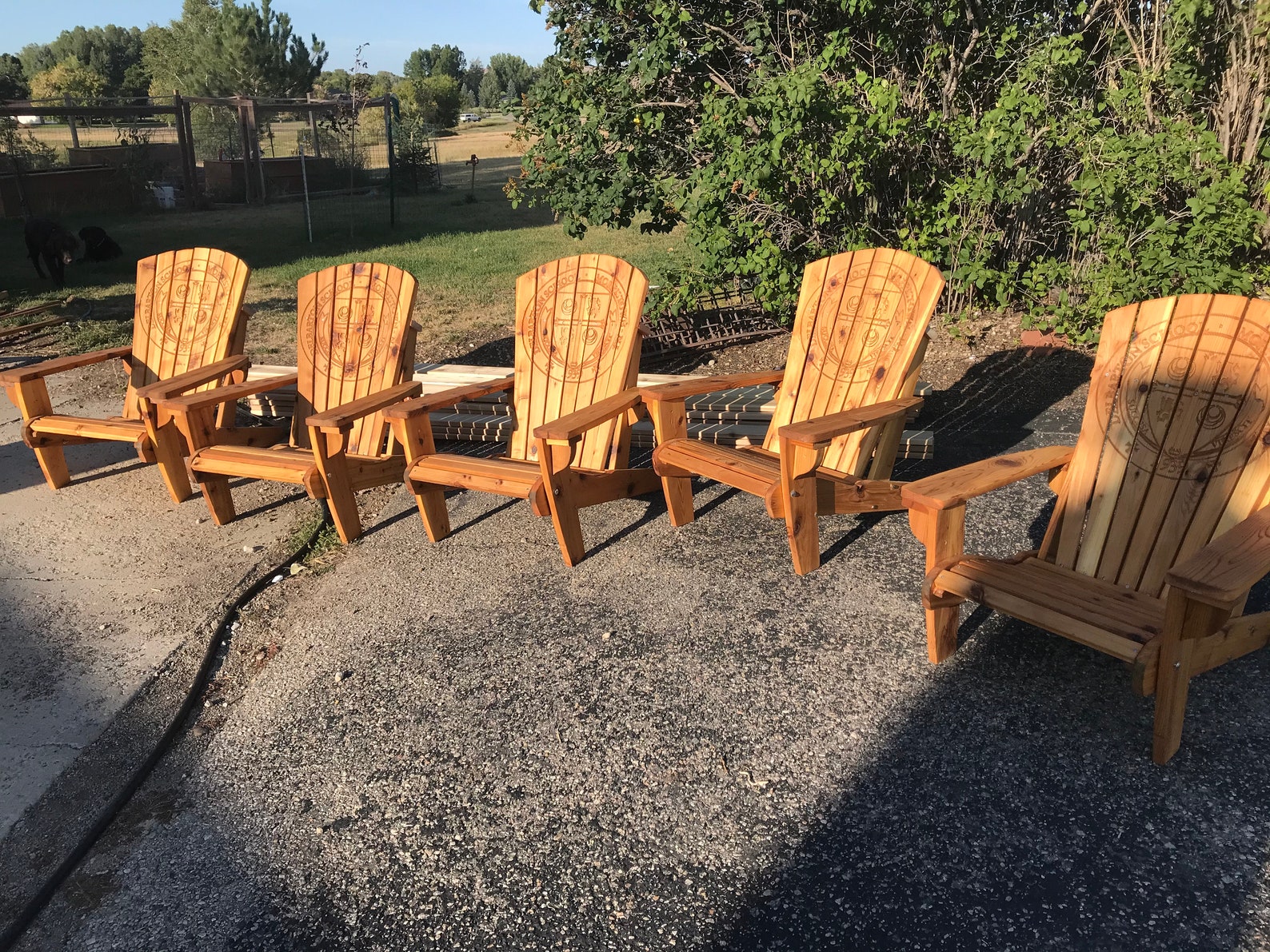 Custom Engraved Cedar Adirondack Chair - Etsy UK