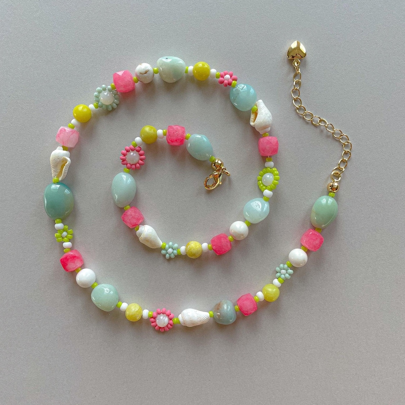 Gumball Beads Necklace - Etsy