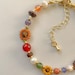 Clementine Bracelet | Fall Flower Bracelet | Handmade Whimsical Beaded ...