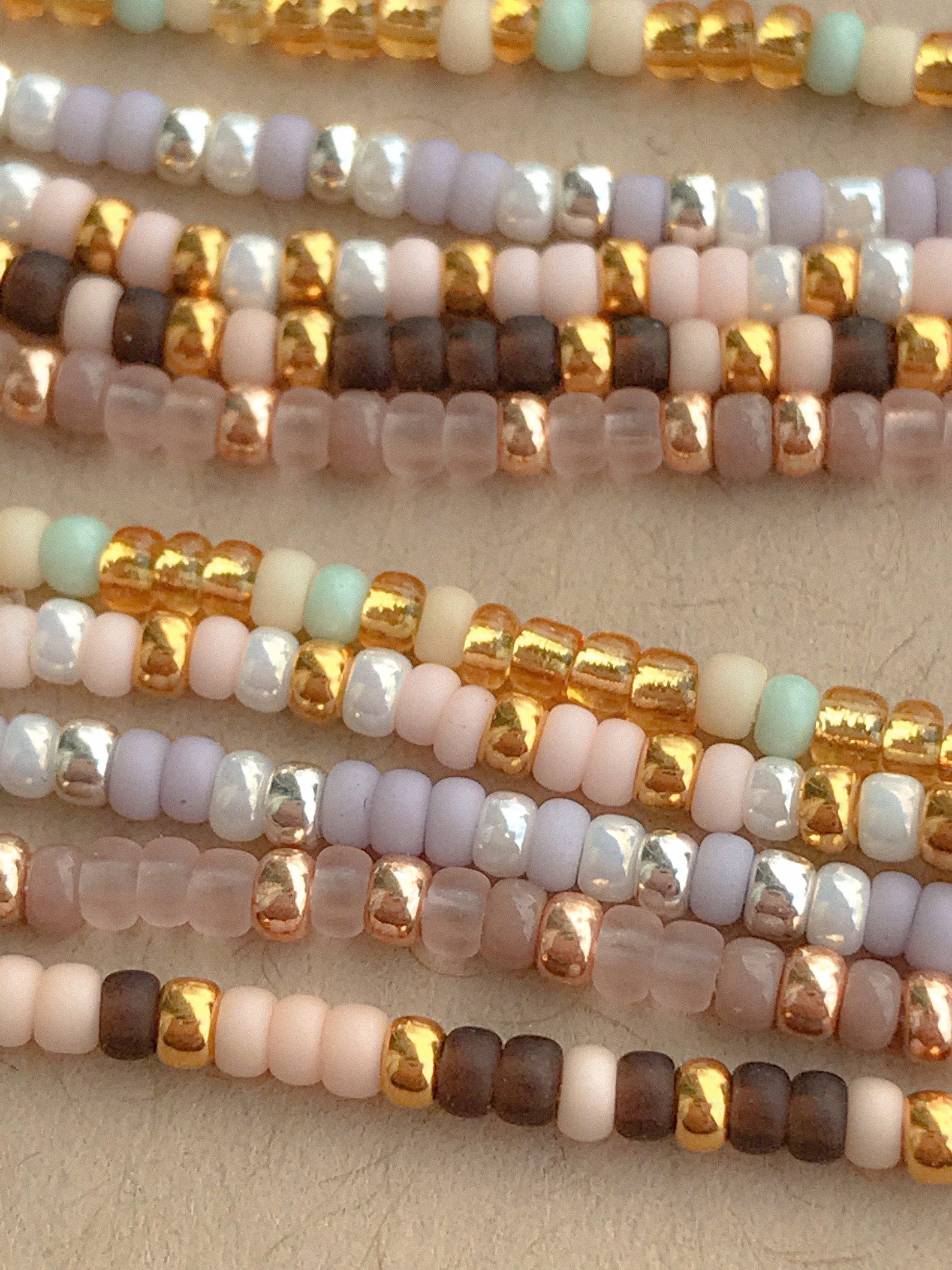 Customizable Morse Code Seed Bead Stretch Bracelet - Etsy