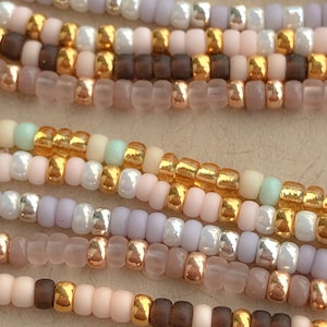 Customizable Morse Code Seed Bead Stretch Bracelet - Etsy