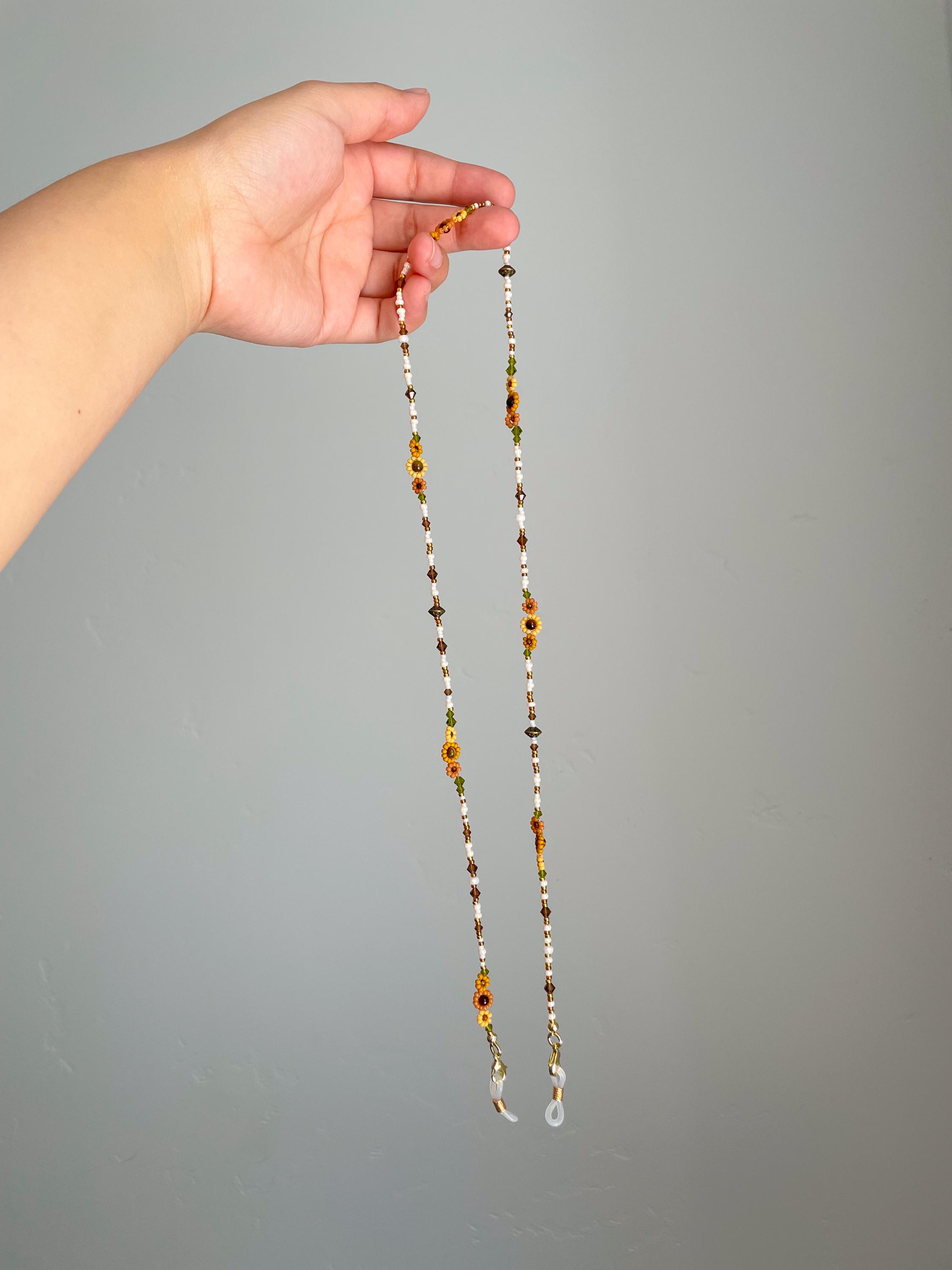 Betsy Eyeglasses and Sunglasses Chain | Delicate Autumn Beaded Glasses ...