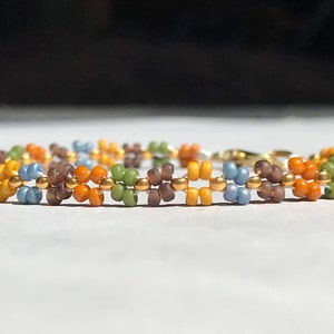 Bridget Butterfly Bracelet | Handmade Dainty Seed Bead Bracelet | Gold ...