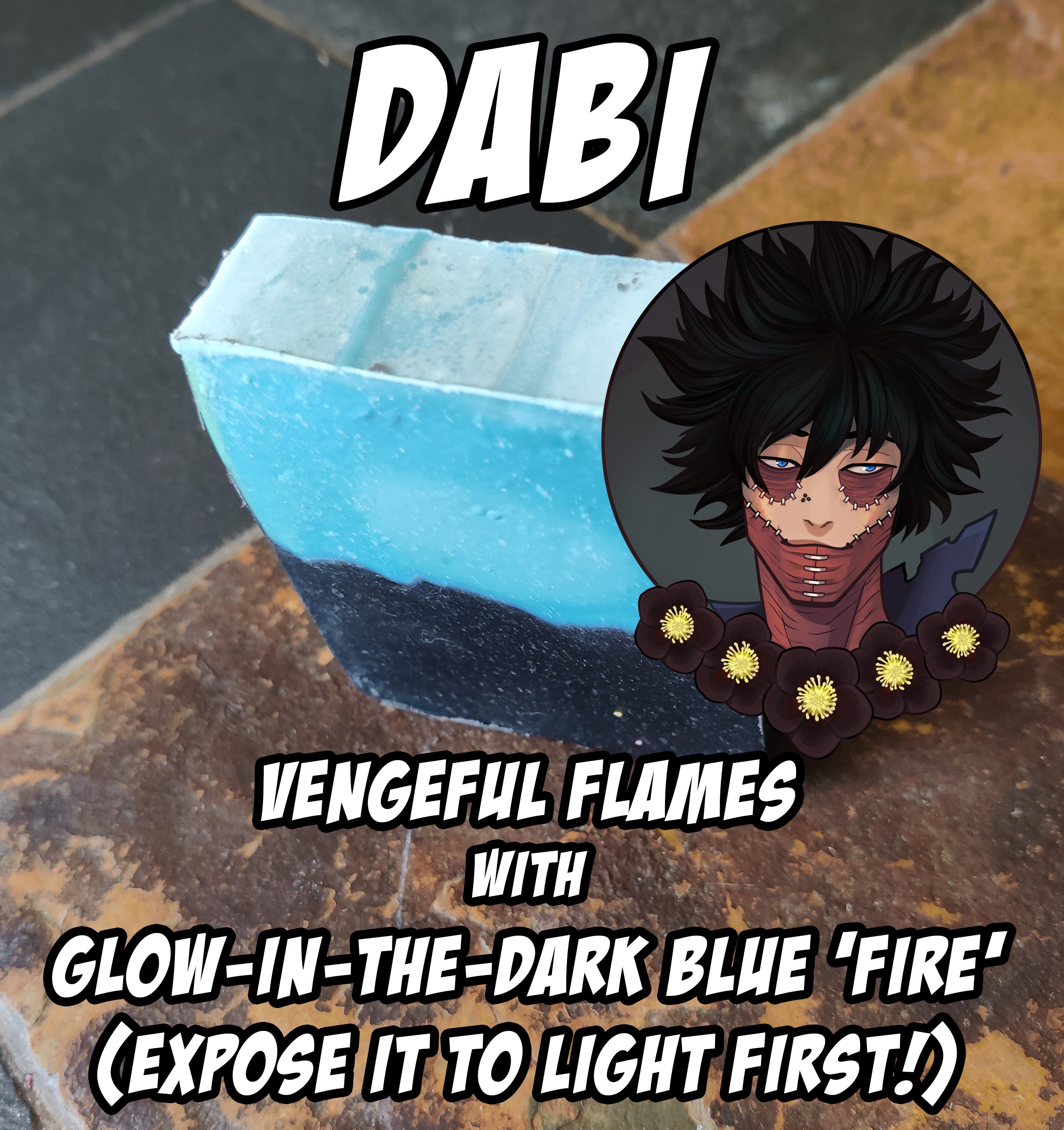 11/2/21 PREORDER Anime Soap Bars / Dabi / Shigaraki / Hawks - Etsy