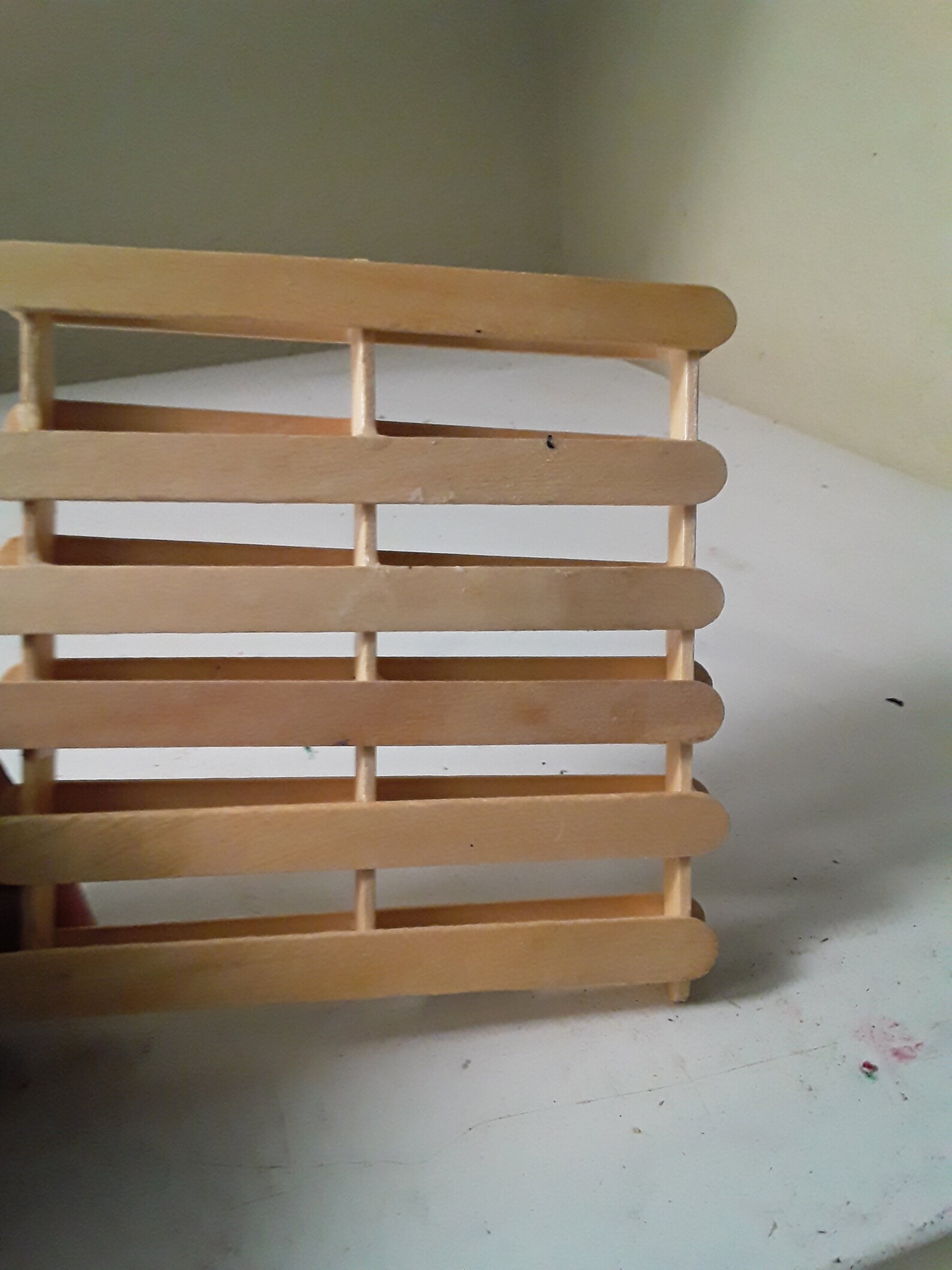 Vintage Popsicle Stick Crate - Etsy