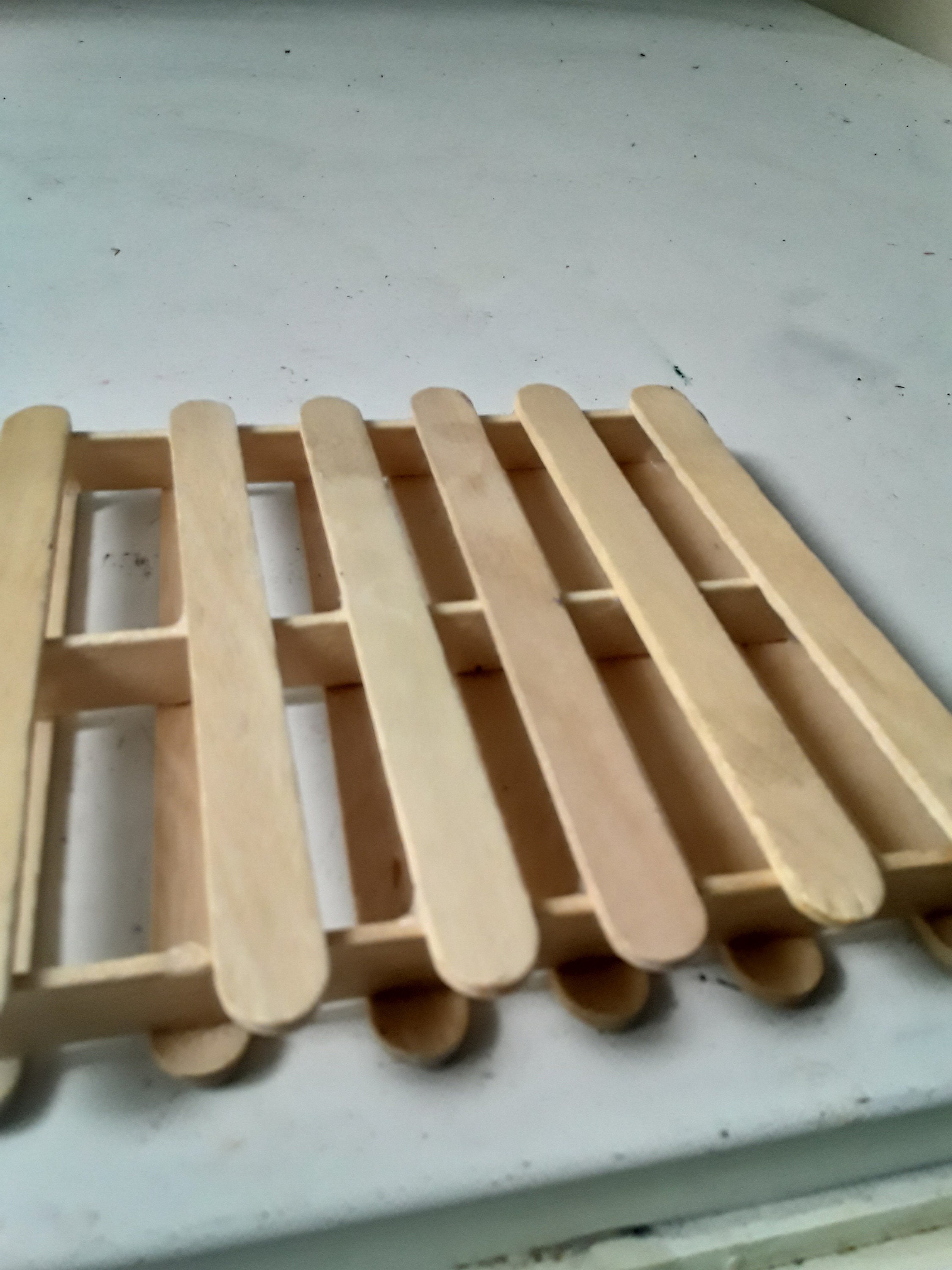 Vintage Popsicle Stick Crate - Etsy