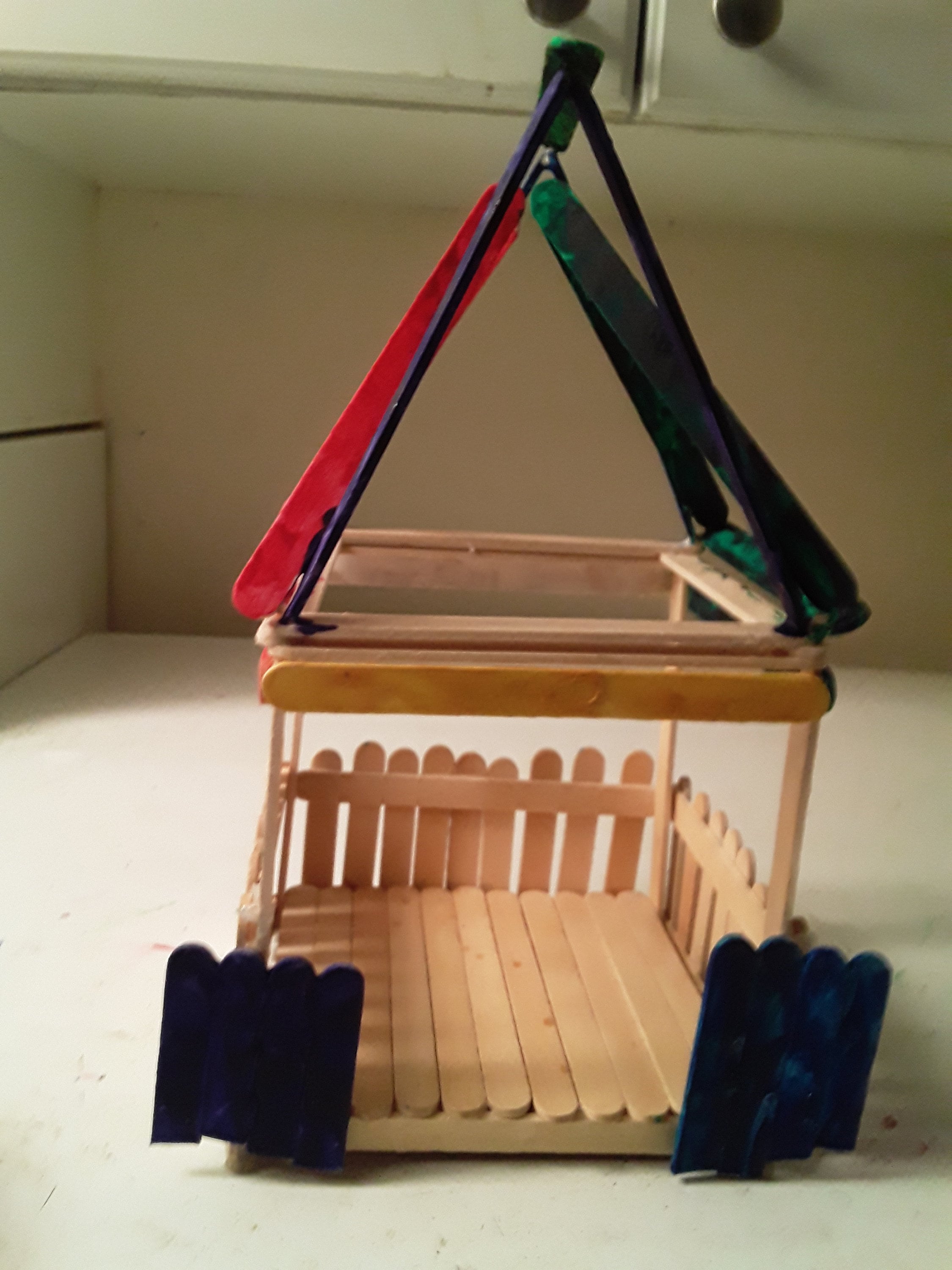 Popsicle Stick Castle