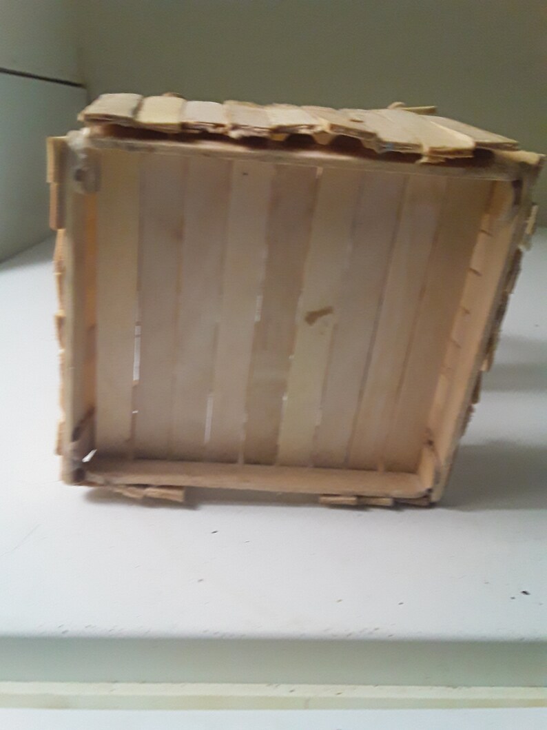 Handmade Popsicle Stick hut | Etsy