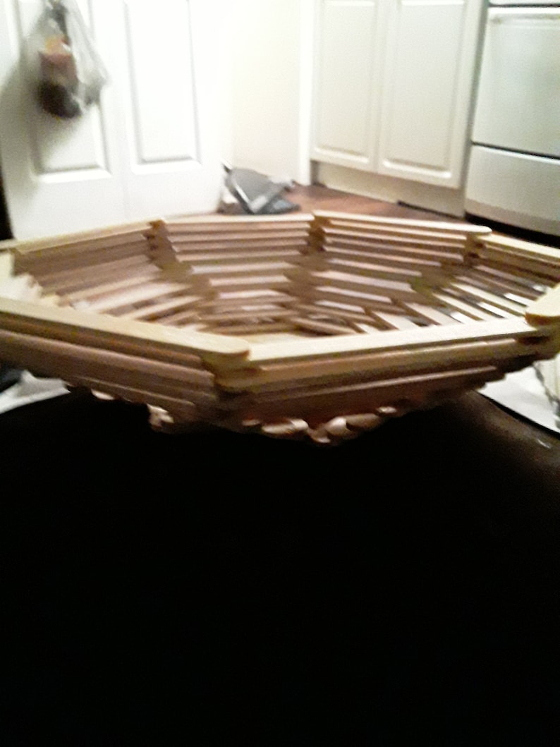 Vintage Retro Popsicle Stick Bowl - Etsy