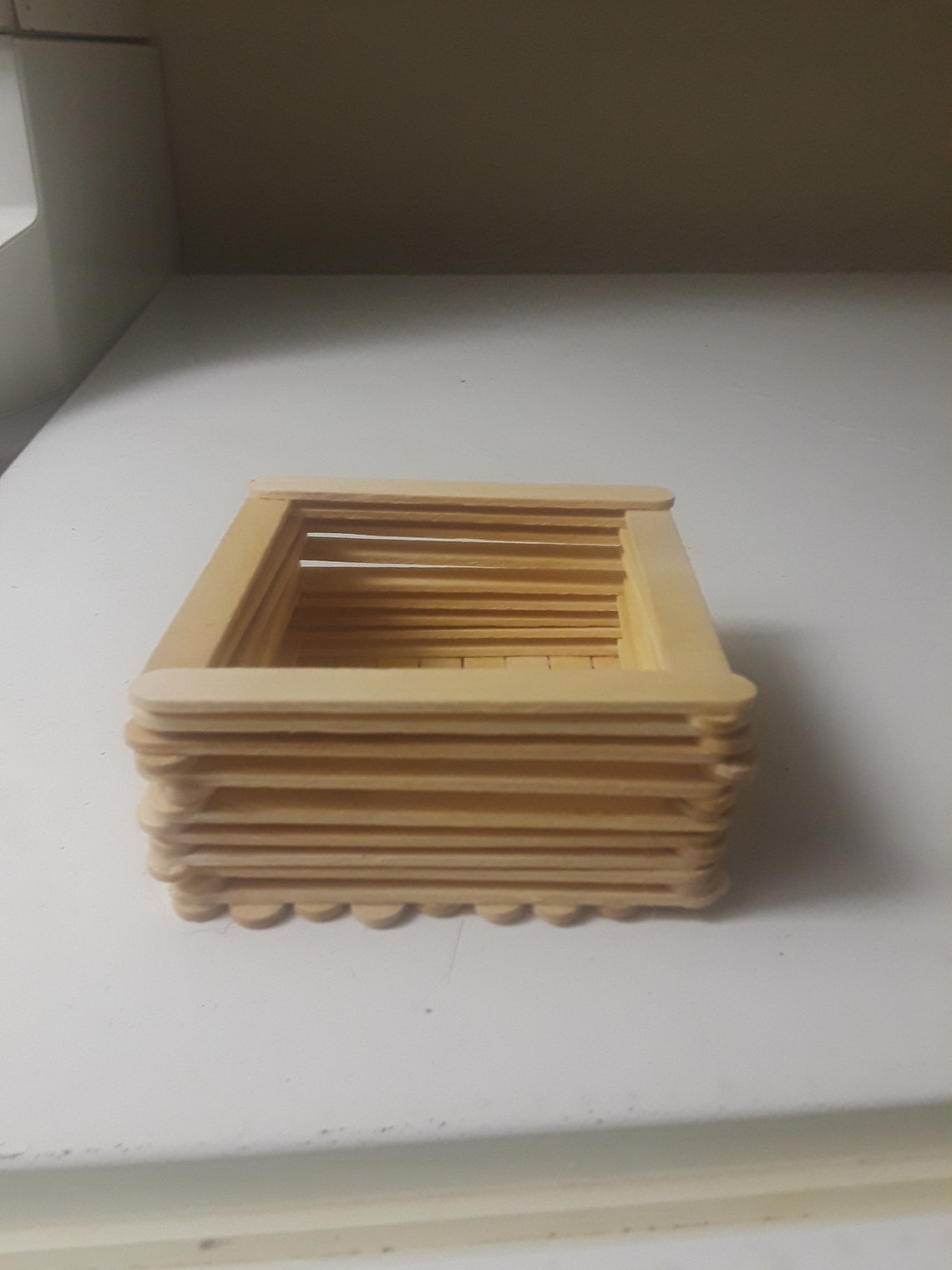 Custom Made Popsicle Stick Box - Etsy