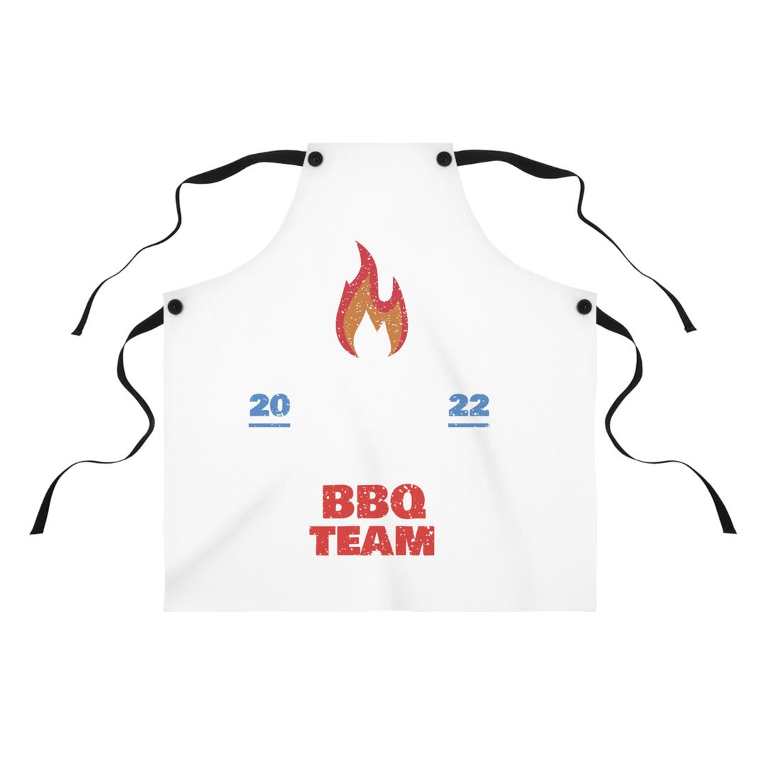 BBQ Team Apron - Fun Cooking Apron for Grilling, Baking, Family ...