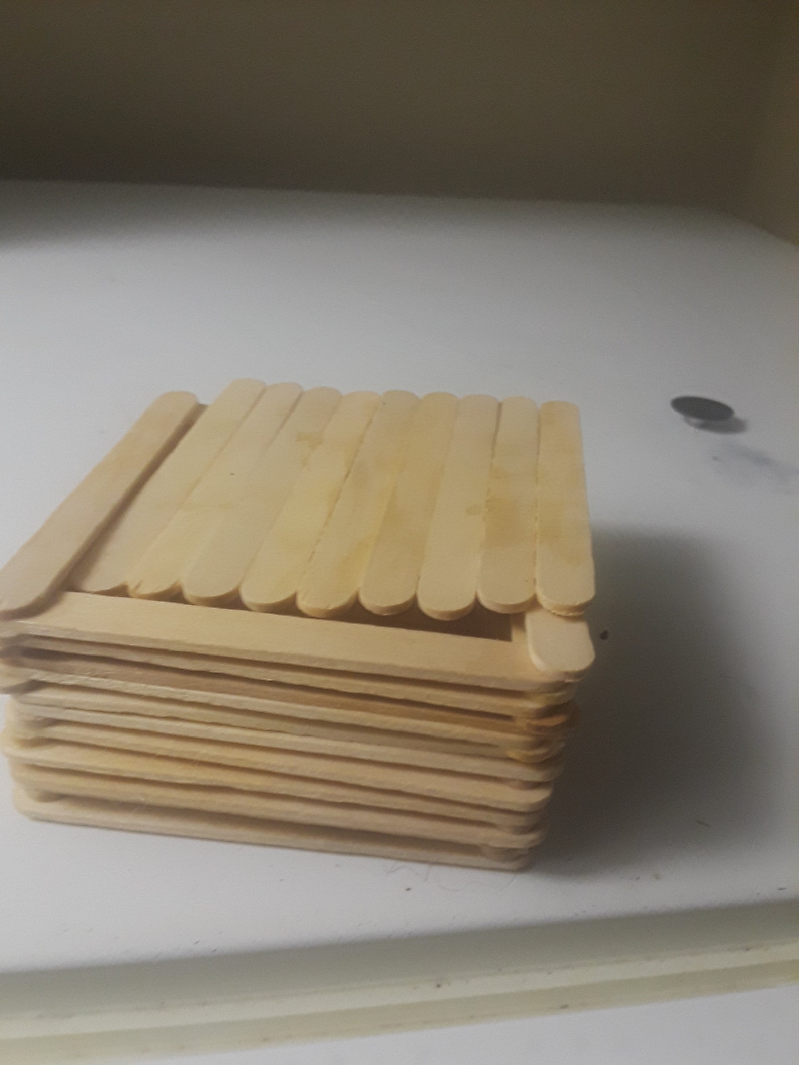 Custom Made Popsicle Stick Box - Etsy