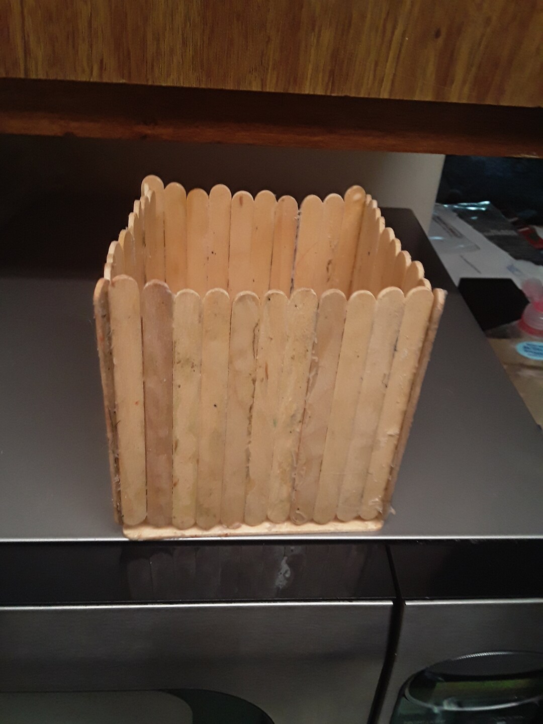 Vintage Handmade Popsiclestick Box - Etsy
