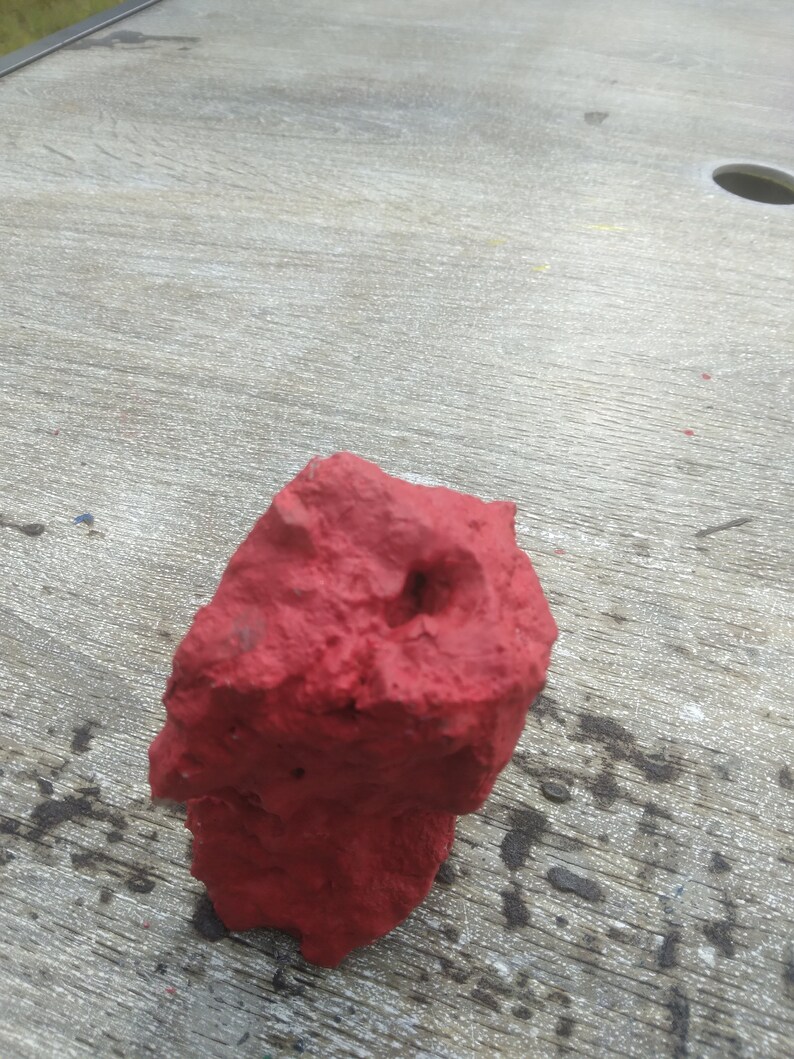 Red Colored Rock Stone - Etsy