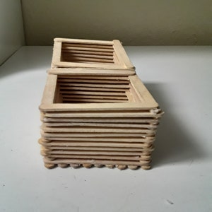 Handmade Popsicle Stick Box Made for Jewelry - Etsy