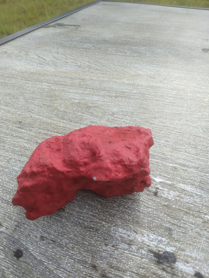 Red Colored Rock Stone - Etsy