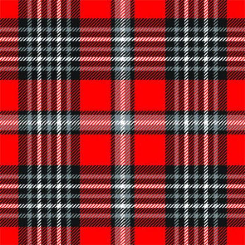 Adhesive Vinyl, Plaid Vinyl Sheets, Patterned Vinyl Sheets, Red Plaid ...