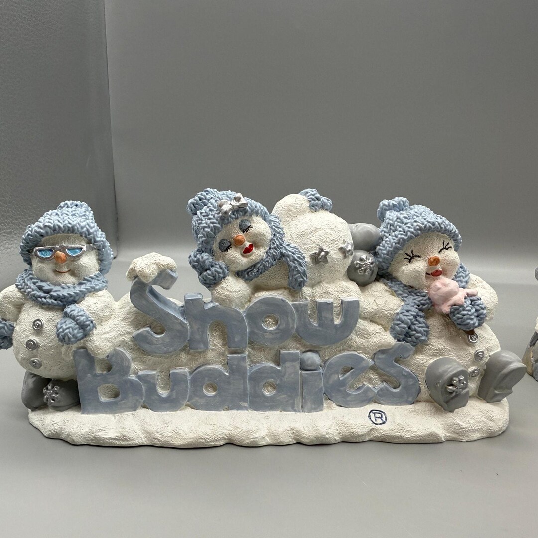 Vintage 2001 Snow Buddies Display Sign Larger 7.5 Long - Etsy