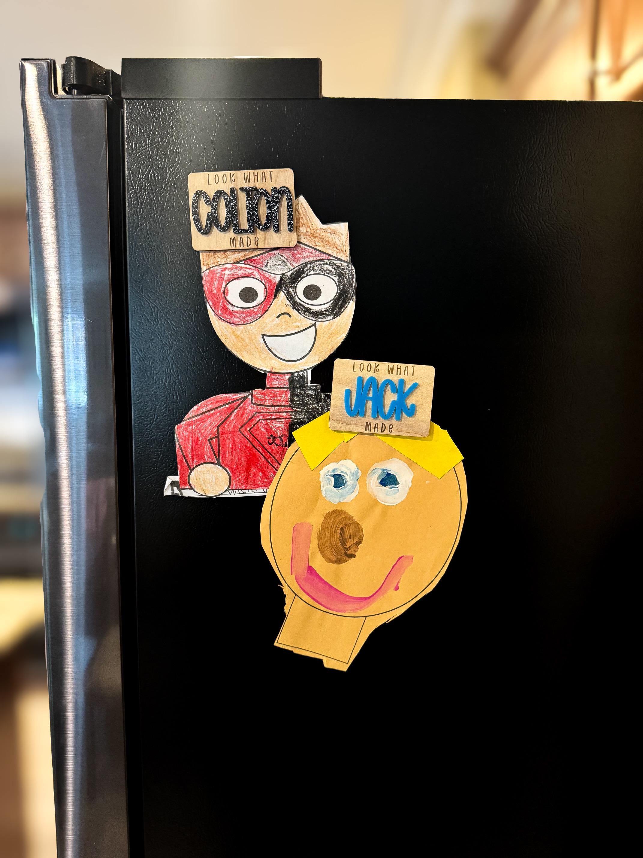 Look What I Made Magnet, Kids Magnet, Artwork Magnet, Kids Art Magnet ...