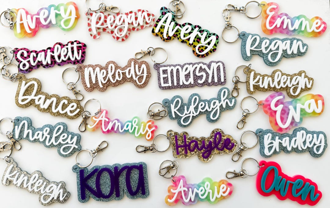 Dance Bag Tags, Name Keychains, Keychain With Name, Backpack Tag ...