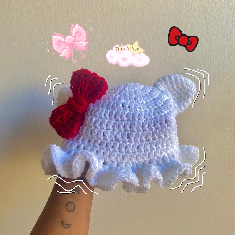 Rave Kitten Beanie - Etsy