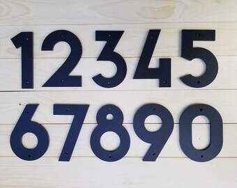 3 Metal House Letters Modern House Number Metal Address Number Street ...