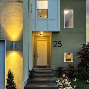 12'' Modern House Numbers, Address Number, Door Number, Avalon Font - Etsy