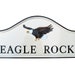 Personalized Eagle Sign Custom Sign Cottage Sign Cast Metal - Etsy