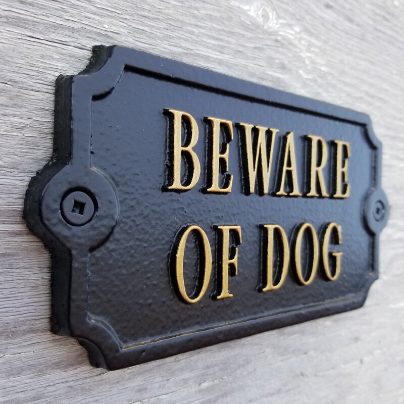 Beware of Dog Sign - Etsy