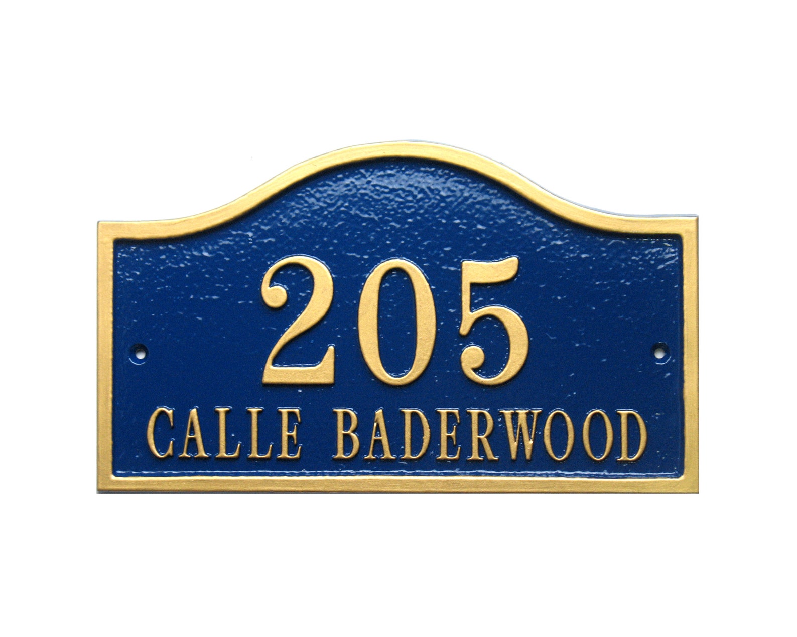 Address Plaque Cast Metal Address Sign House Sign Door | Etsy Canada