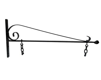 30'' Hanging Sign Bracket Heavy Duty Steel Wall | Etsy