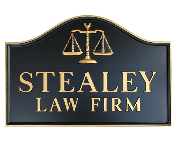 Design Law Firm Signs
