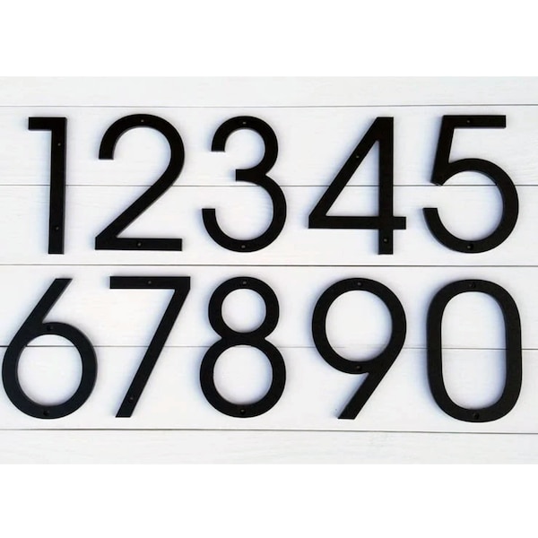 Vinyl House Numbers - Etsy