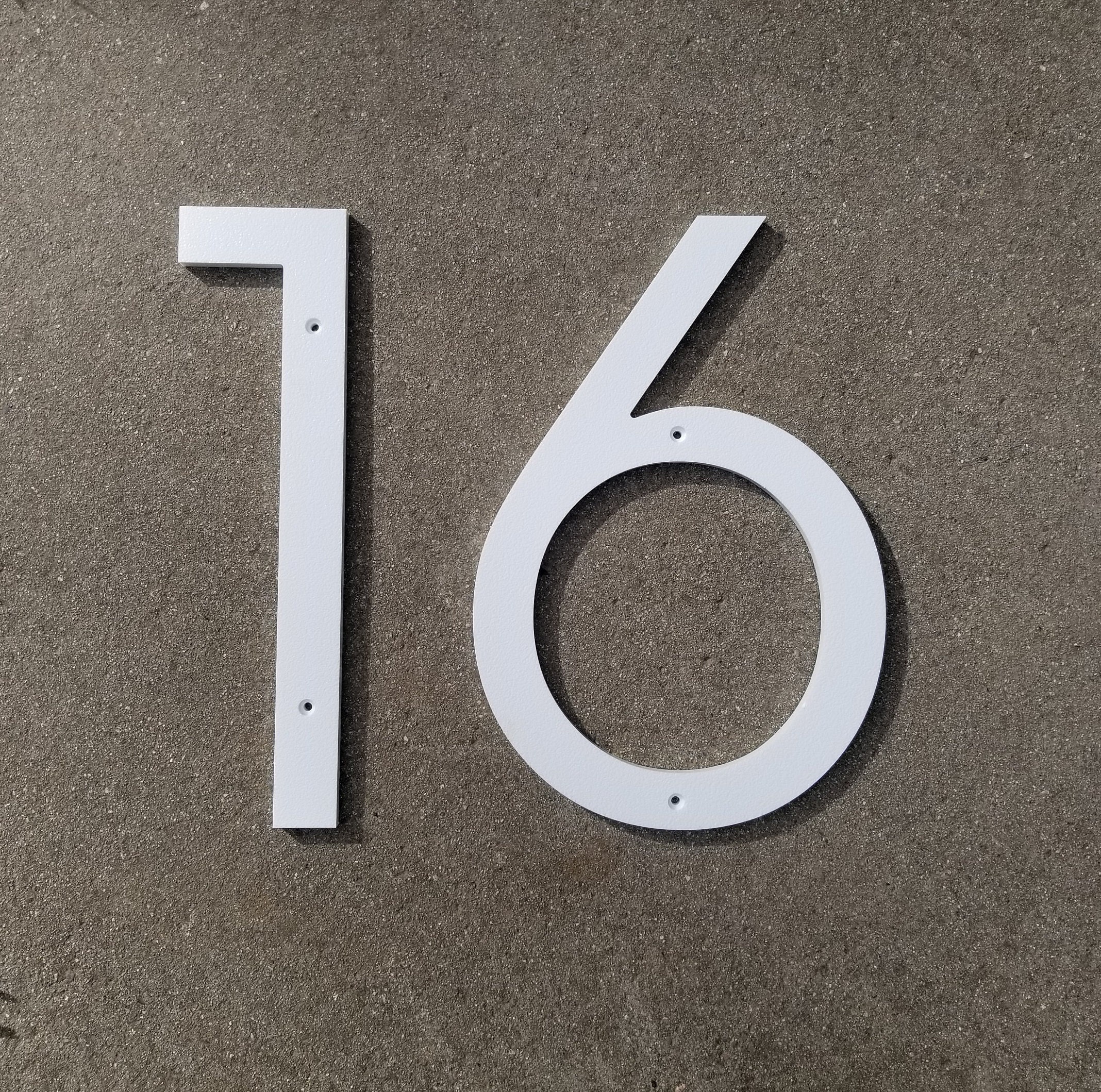 6'' Modern House Numbers Address Number Door Number - Etsy Canada