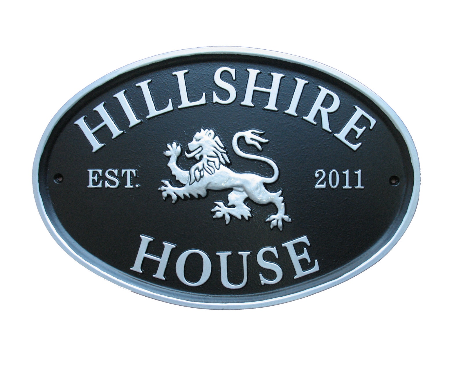 Cottage Sign Address Plaque Cast Metal Address Sign House - Etsy