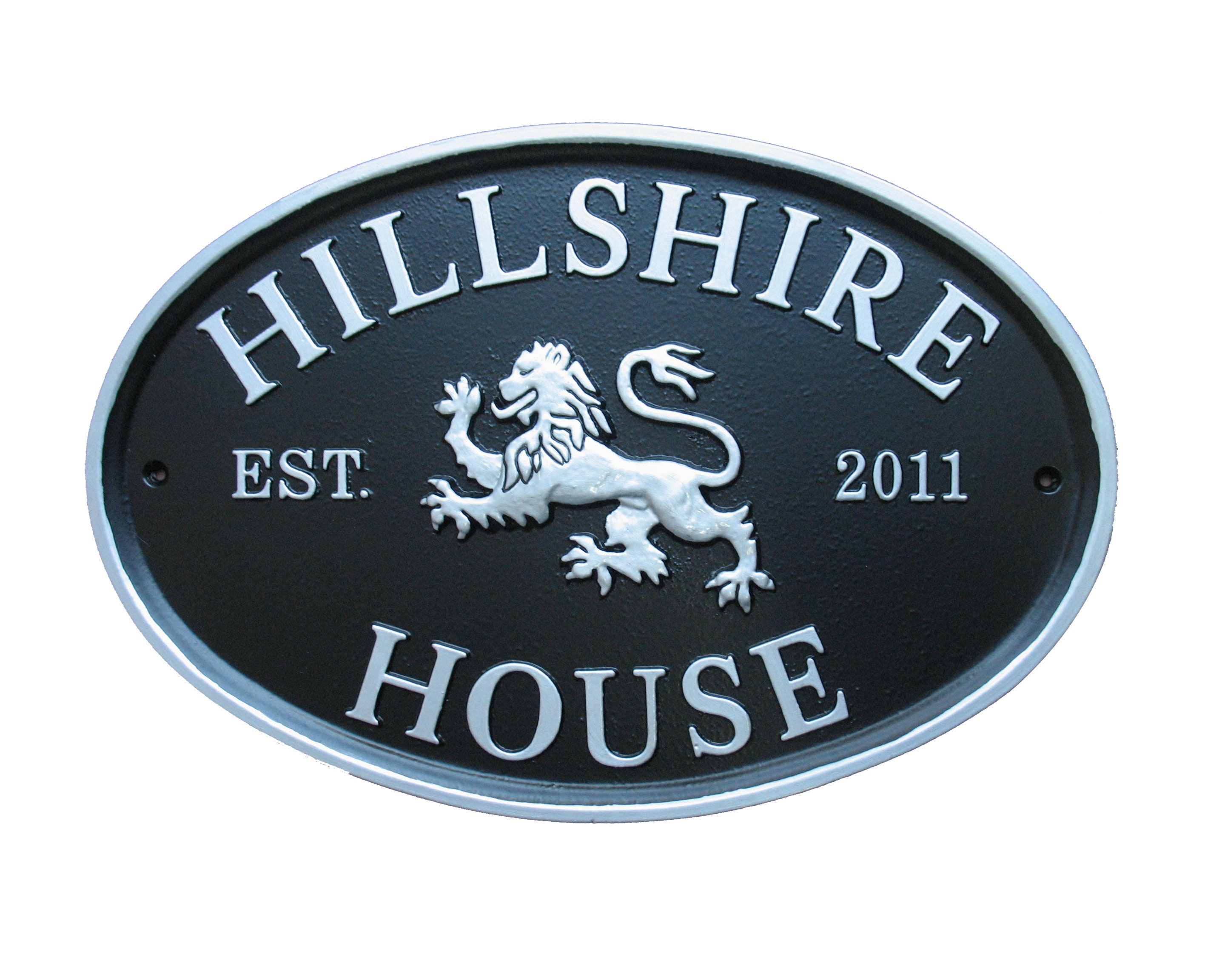 Cottage Sign Address Plaque Cast Metal Address Sign House - Etsy