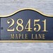 Address Plaque Cast Metal Address Sign House Sign Door - Etsy
