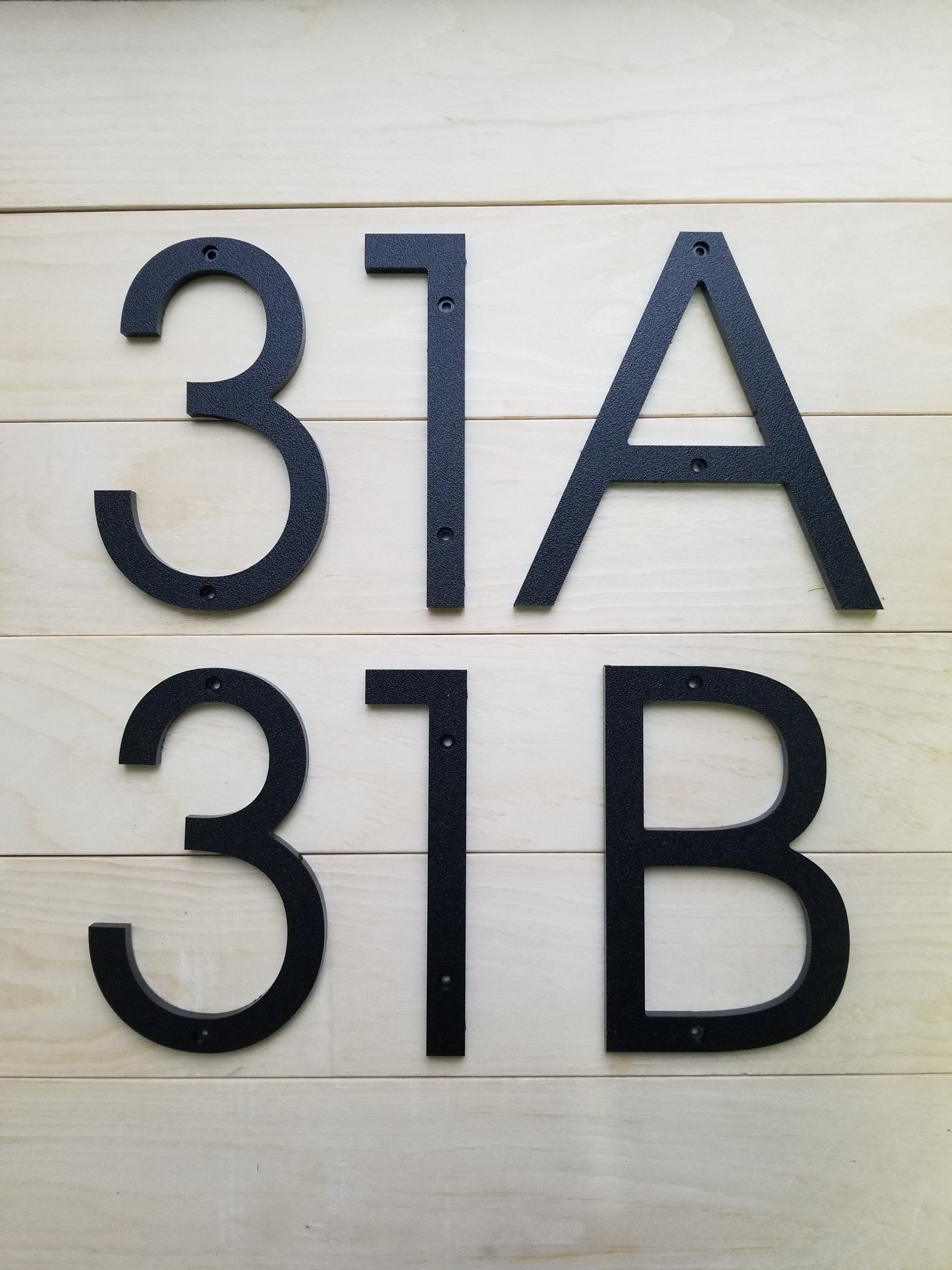 12'' Modern House Numbers Address Number Door - Etsy